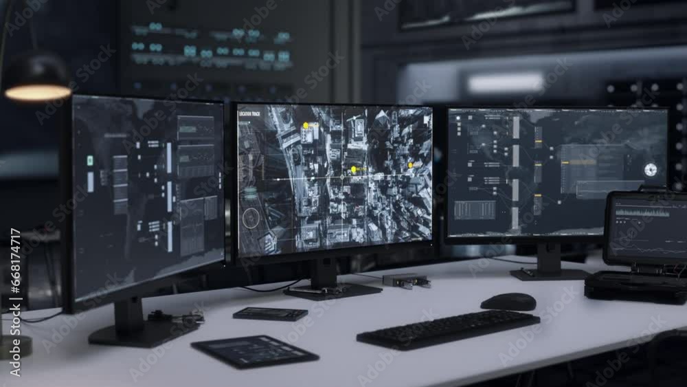 Army scan system collecting target location intelligence in the city ...