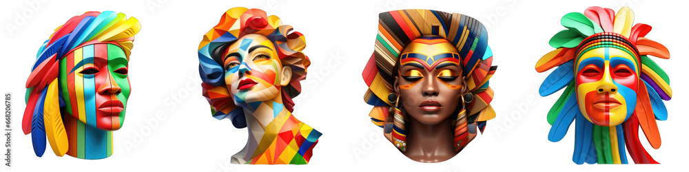 Cultural Pride clipart collection, vector, icons isolated on ...