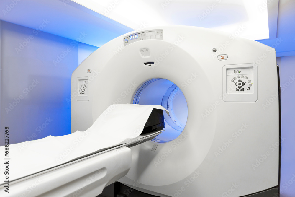 Medical CT or MRI or PET Scan Standing in the Modern Hospital ...