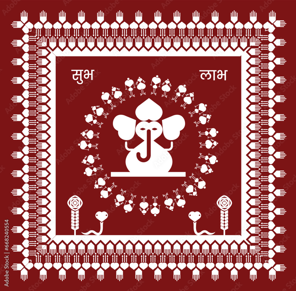 Warli art of indian farming process, Working in farm, Living style in ...