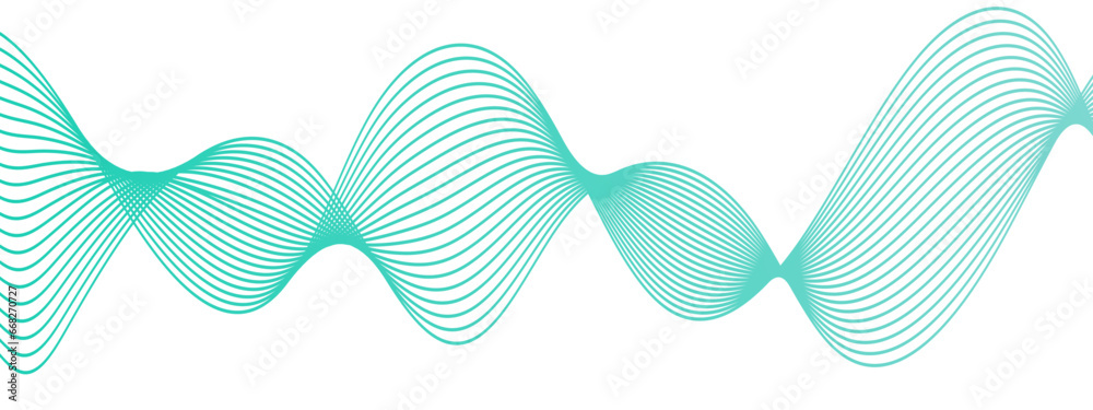 Abstract colorful wave line transparent background modern stream wave ...
