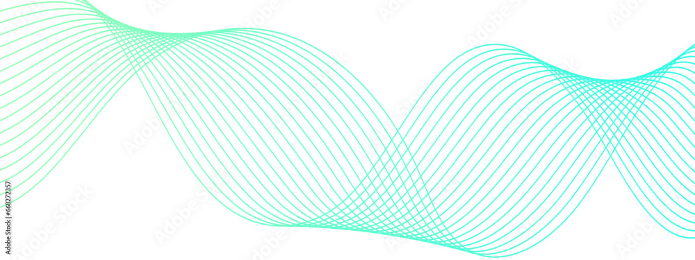Abstract colorful wave line transparent background modern stream wave ...