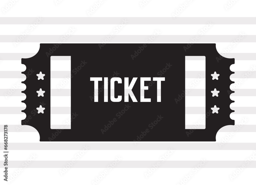 Ticket SVG, Cinema Ticket Svg, Movie Ticket Svg, Concert Ticket Svg ...