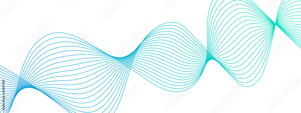 Abstract colorful wave line transparent background modern stream wave ...