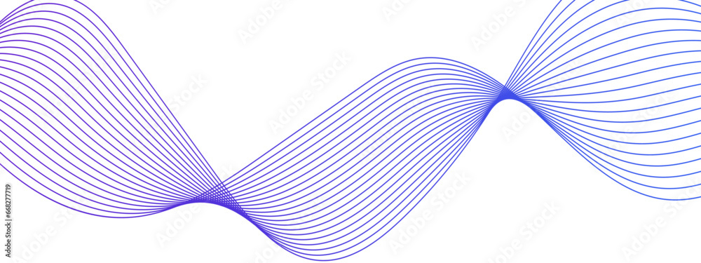 Abstract colorful wave line transparent background modern stream wave ...