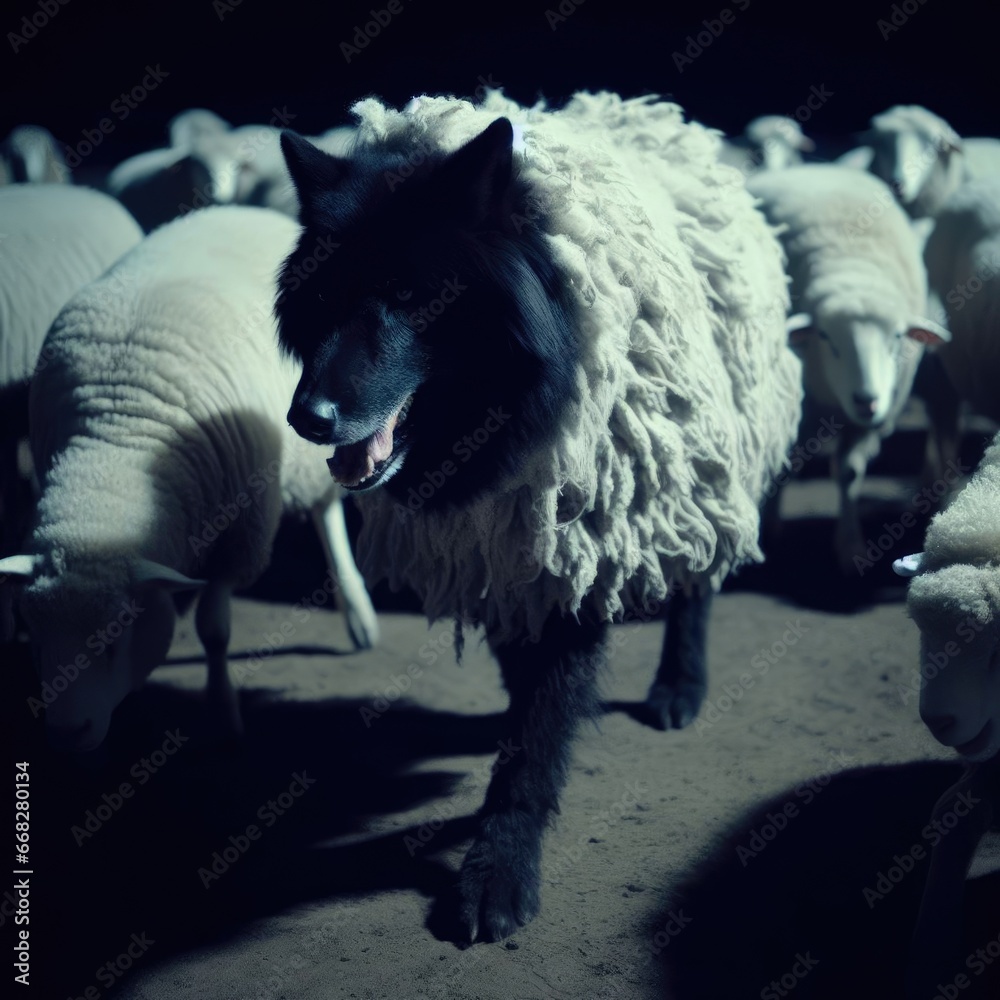 Wolf in sheep clothing. Sheep's Clothing Unveiled: A Hidden Threat ...
