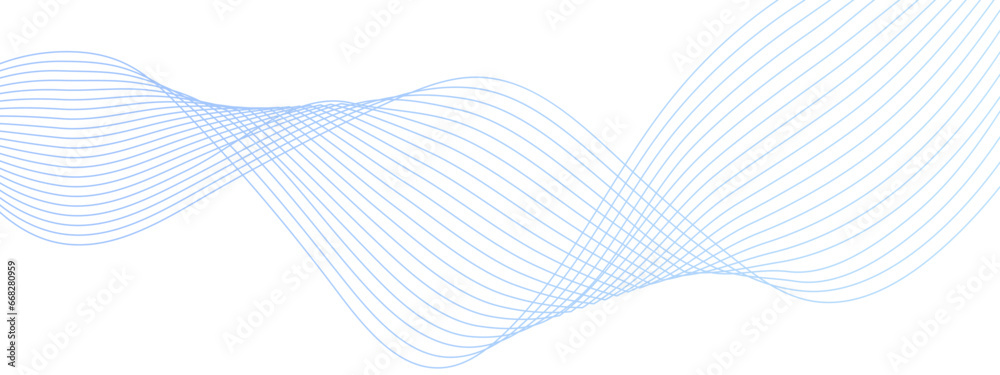 Abstract colorful wave line transparent background modern stream wave ...