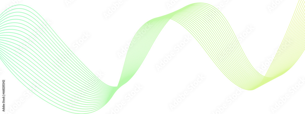 Abstract colorful wave line transparent background modern stream wave ...