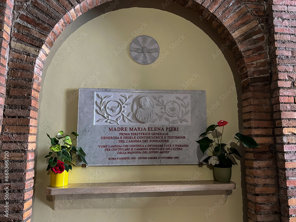 Rome, Italy, September 30, 2023: Tomb of Blessed Maria and Luigi ...