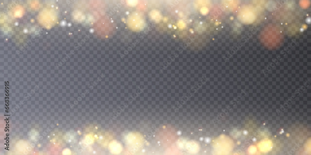 Sparkling glare light effects with colorful shimmer. Beautiful lens ...