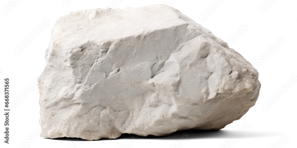 white heavy rock, png file of isolated cutout object on transparent ...