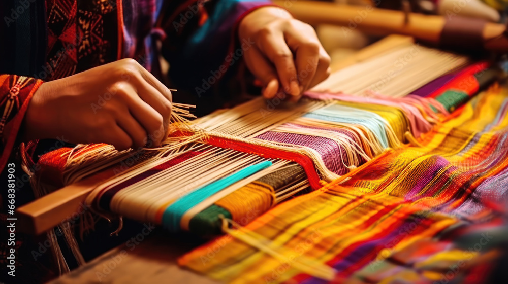 Vibrant Cloth Making Process How Artisans in India Create Traditional ...