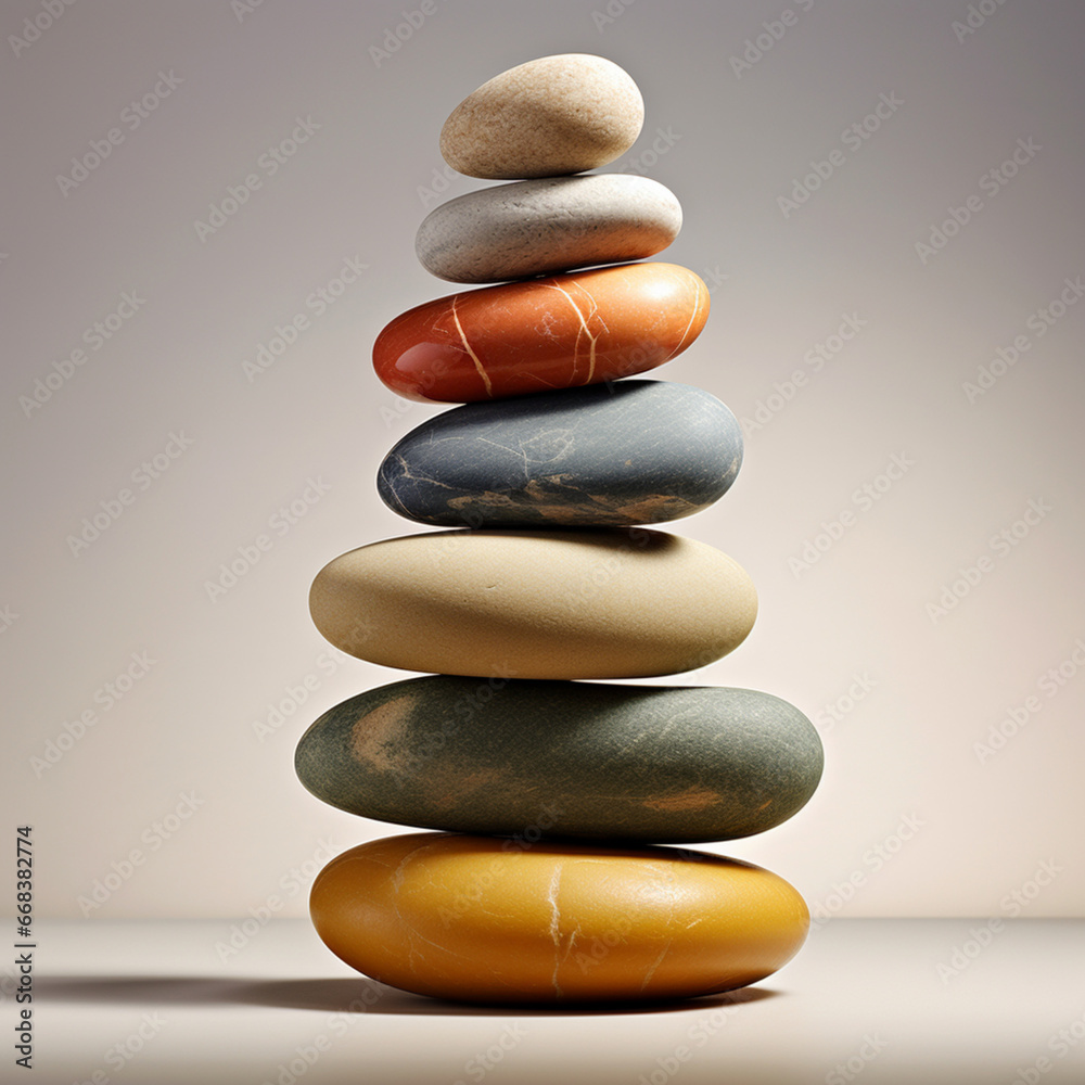 Fotografia con detalle y textura de piedras apiladas, con tamaños y ...