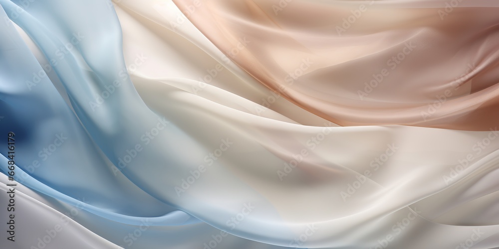 Silk Fabric in Motion: An image evoking the fluidity of silk fabric in ...
