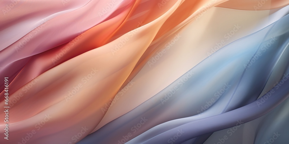 Silk Fabric in Motion: An image evoking the fluidity of silk fabric in ...