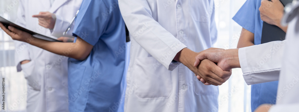Group of medical staff doctor nurse and healthcare specialist ...