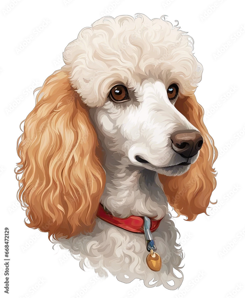 Poodle Clipart png dog clipart printable Poodle head transparent ...