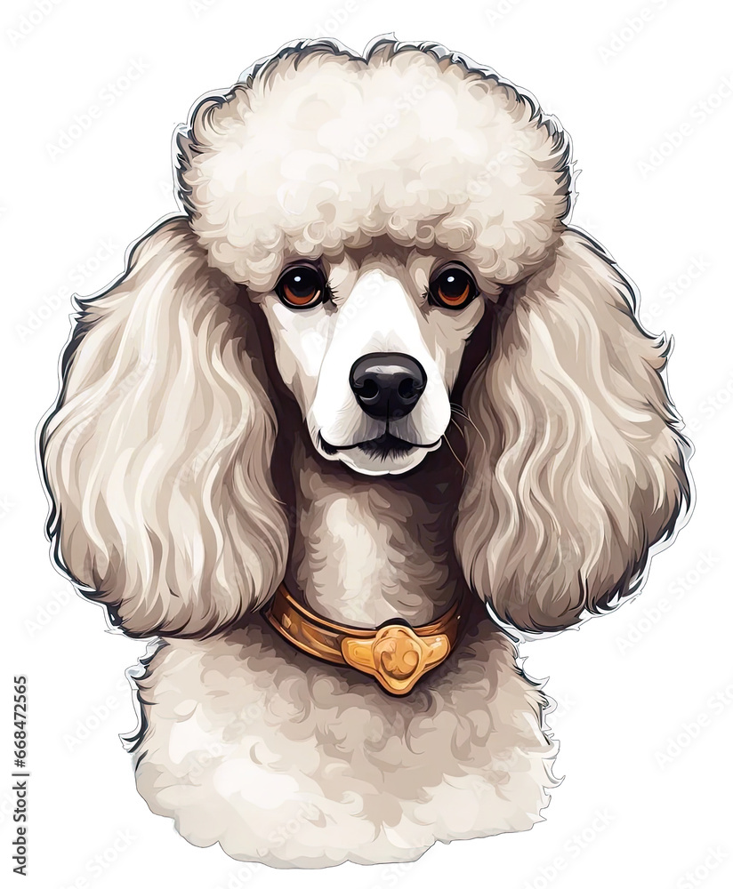 Poodle Clipart png dog clipart printable Poodle head transparent ...