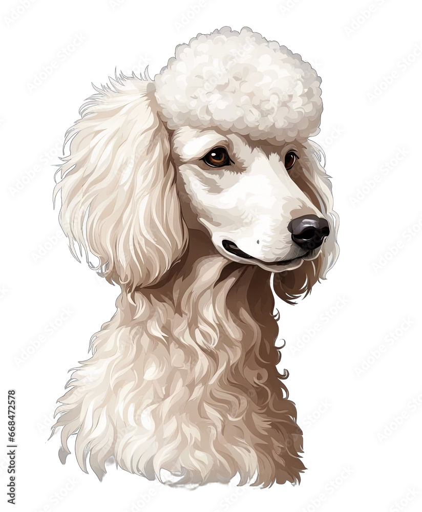 Poodle Clipart png dog clipart printable Poodle head transparent ...