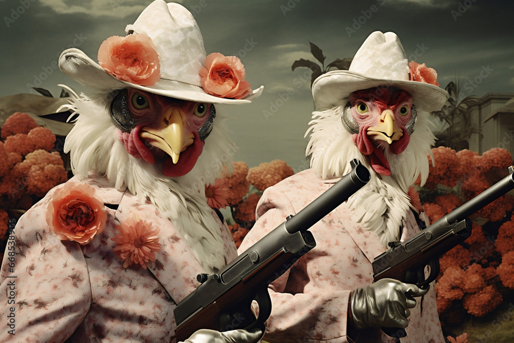 Chickens animal hen rooster red farm birds nature food feather poultry ...