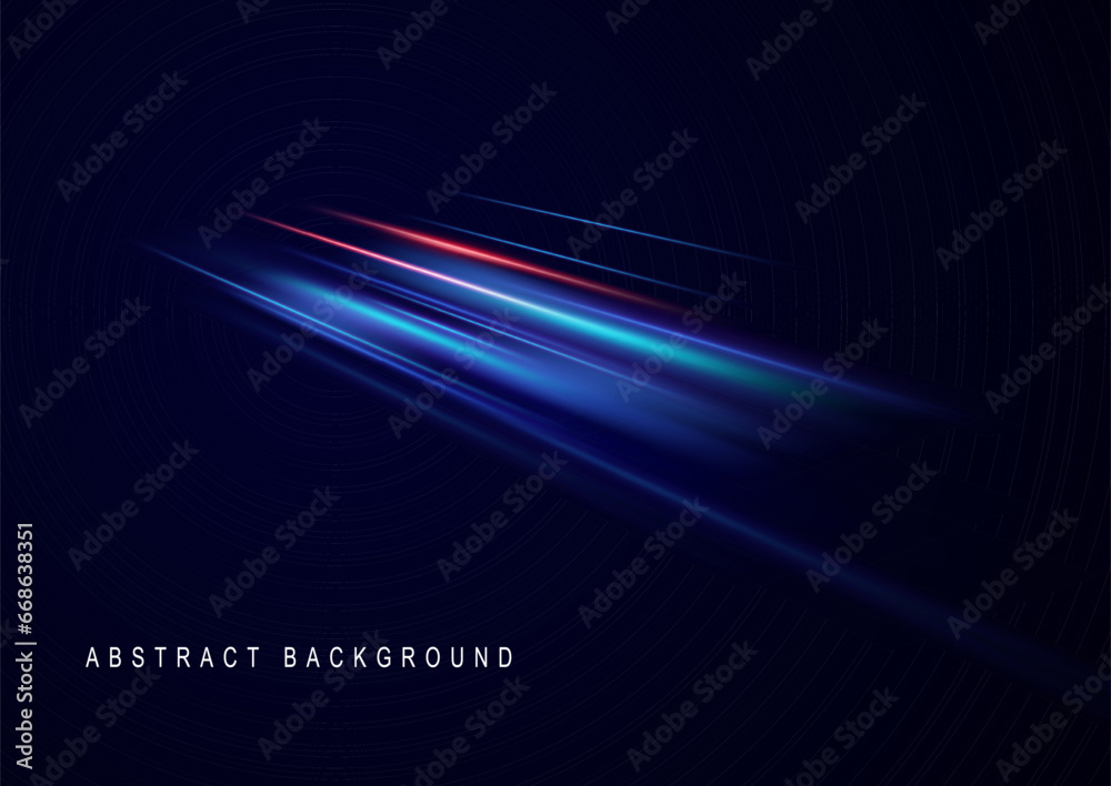 The speed line is blue and red in color. The spiral wave looks like a ...