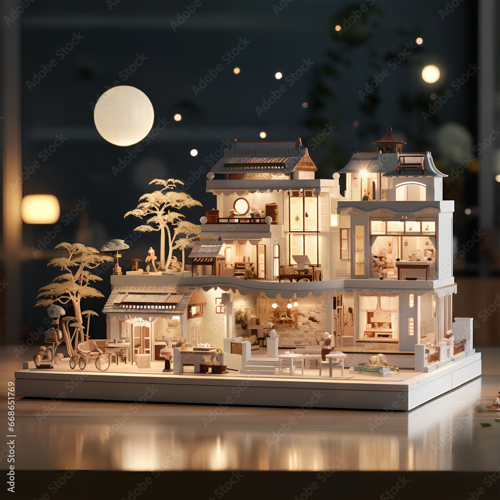 Foto de Miniature Model Houses， Design and construction of cottages ...