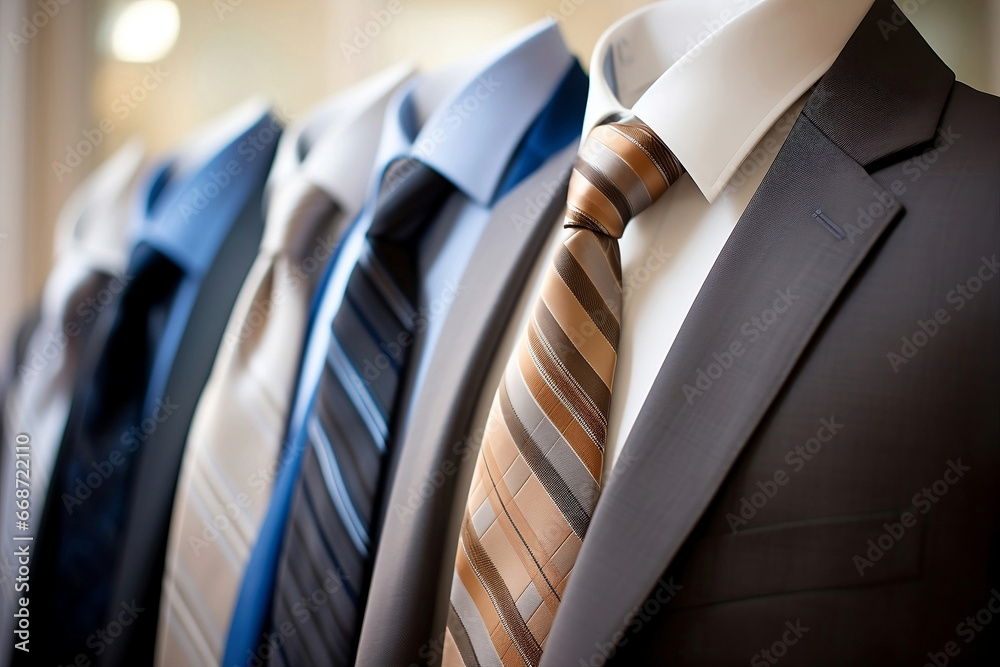 Corporate Elegance: Close-up Imagery of Stylish Business Attire ...