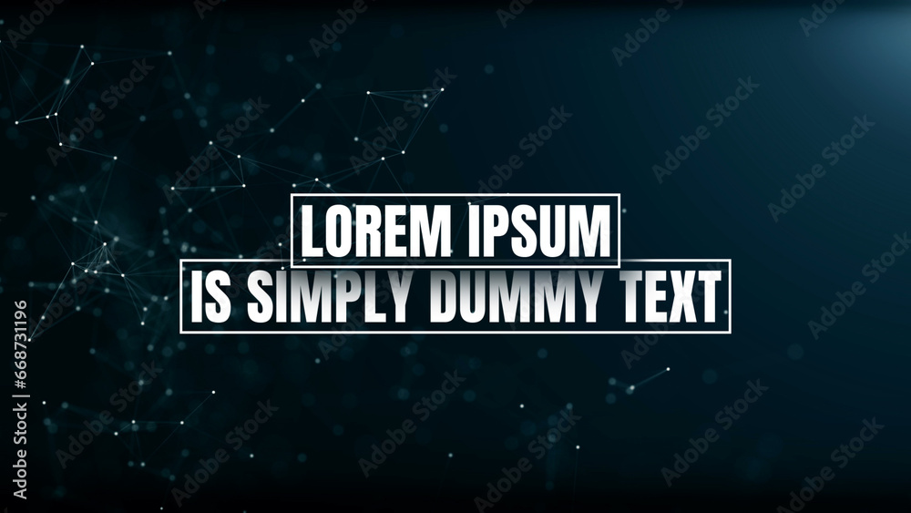 Shadow Animated Typography Stock Template | Adobe Stock