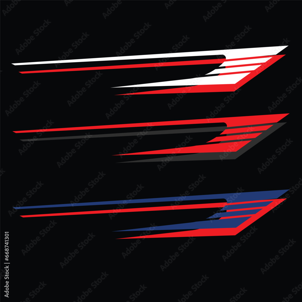 vector car body livery decal. car wrap decal Stock Vector | Adobe Stock