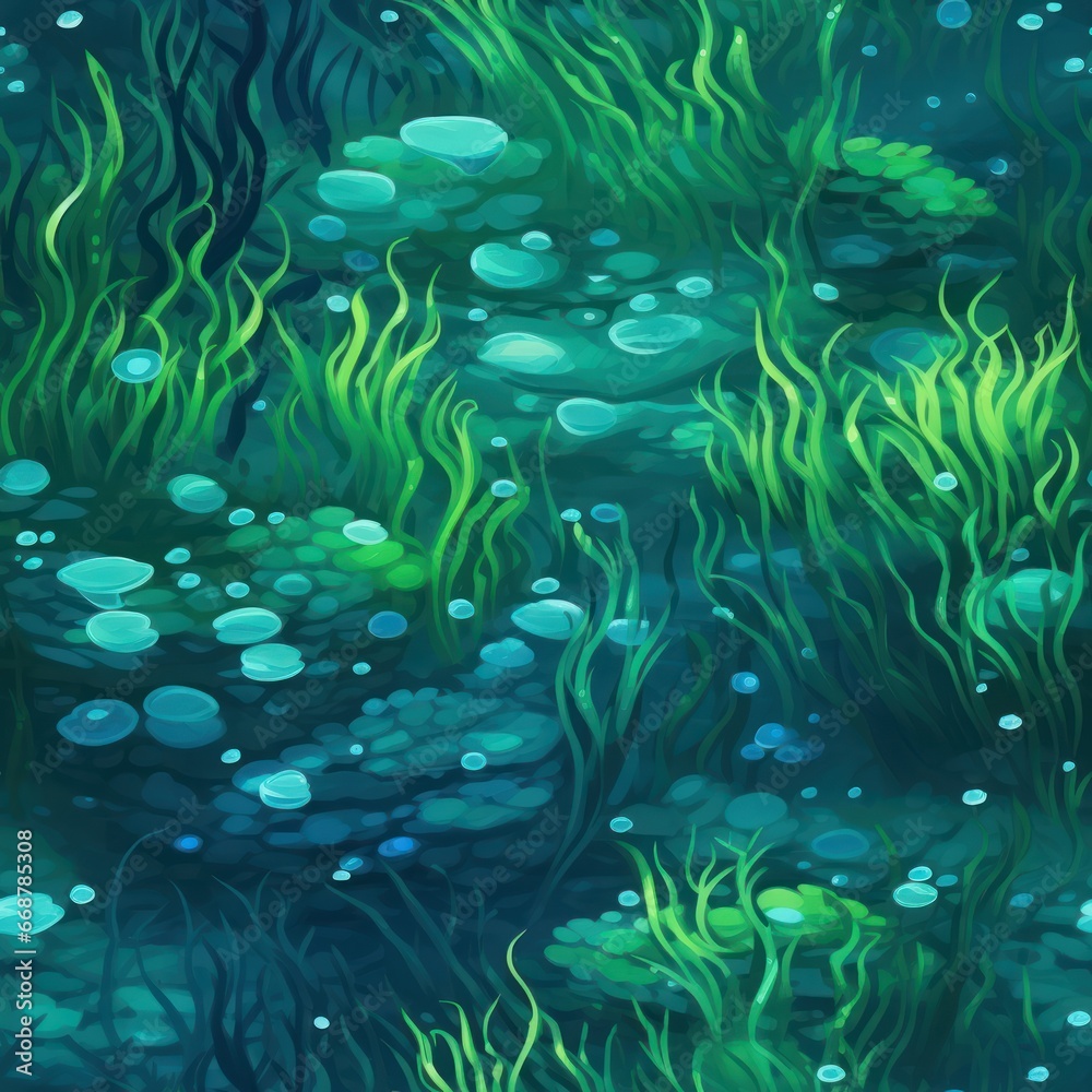 Seamless tilable water texture patterns for virtual aquariums. Stock ...