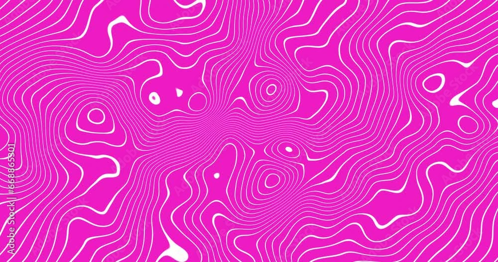 Vidéo Stock Seamless looped Abstract animated wavy line motion graphic ...