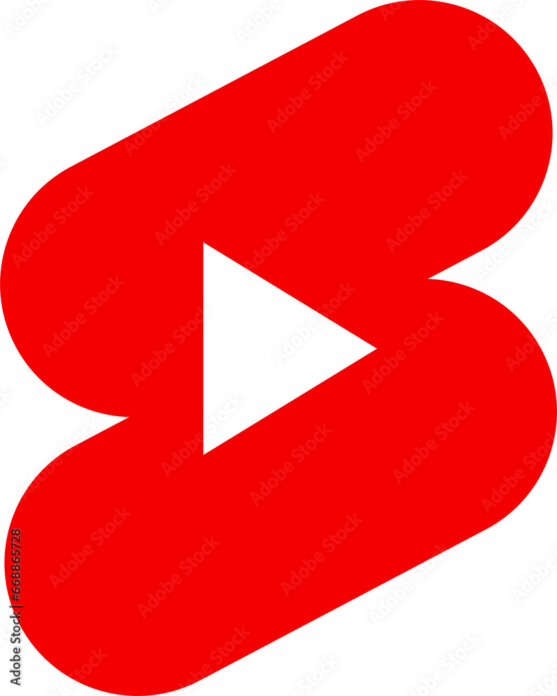 Set of YouTube shorts logo. Social media icon. PNG Stock Illustration ...