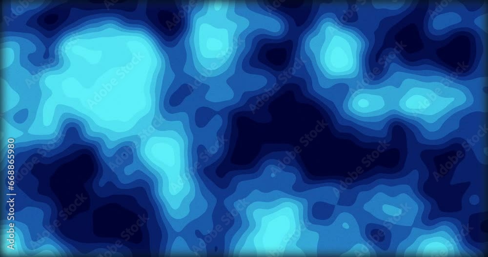 Abstract moving topographic map animated gradient. liquid ripple ...