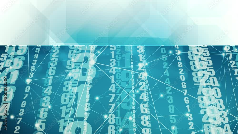 Creative layout with changing numbers modern composition for dynamic ...