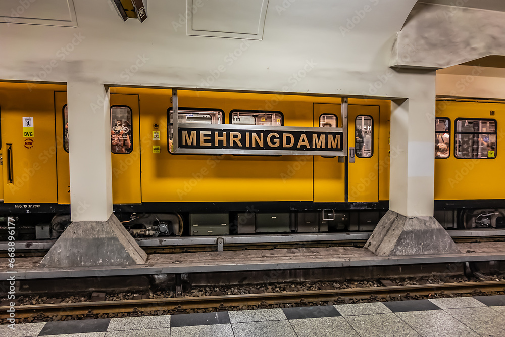 Mehringdamm (opened in 1924 as Belle-Alliance Strasse, current name ...