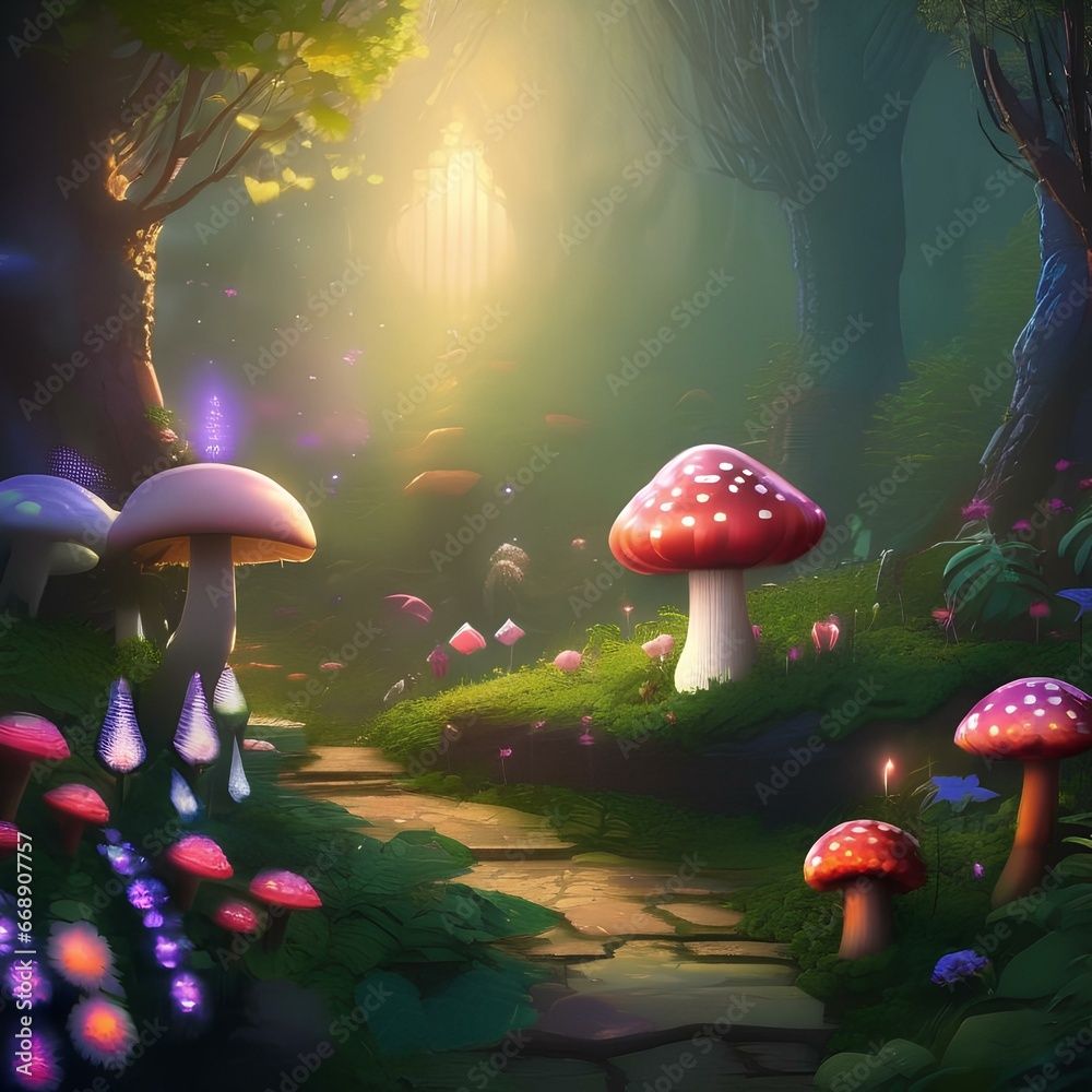 49 Design a pixel art enchanted forest with magical creatures and ...