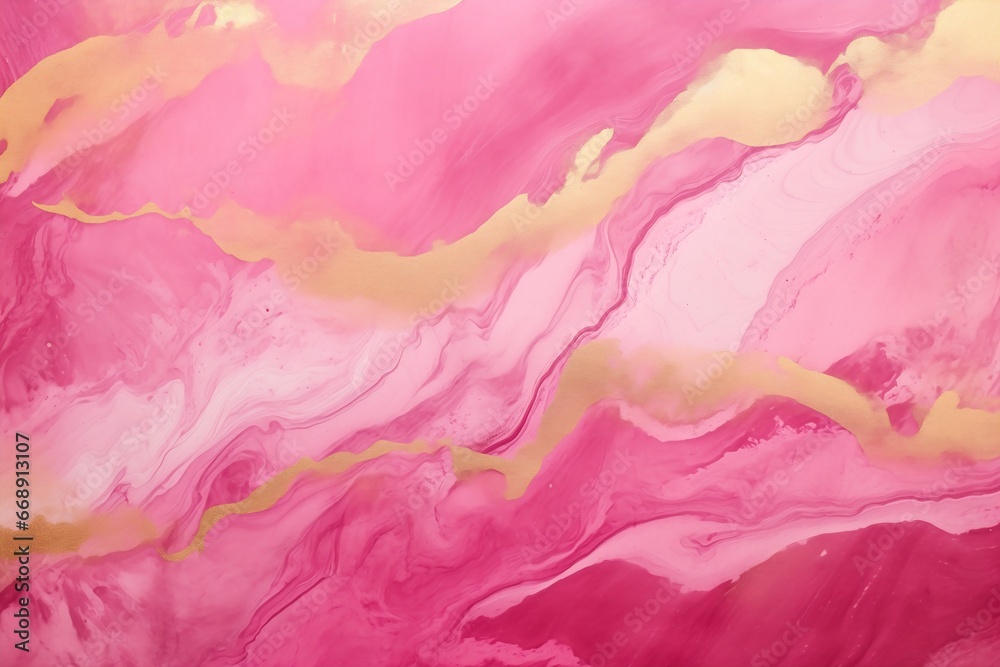 pink gold marbled surface border design milk princess swirling liquids ...