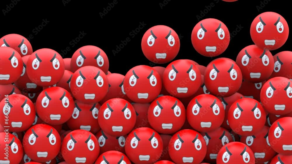 Animated Red Mad Angry Emote Emoji Emoticon Transition Transparent ...