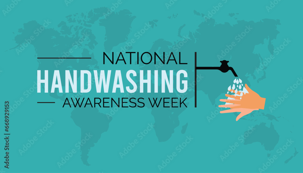 Vector illustration on the theme of National Handwashing awareness week ...