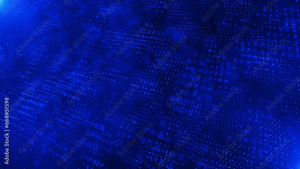 Blue abstract digital technology backgrounds. Futuristic digital binary ...