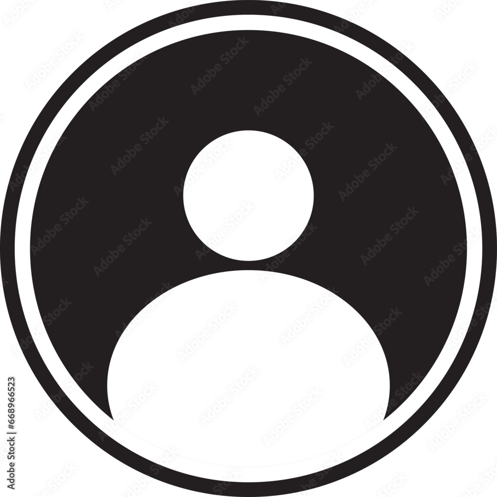 Account profile icon. User profile picture. Stock Vector | Adobe Stock