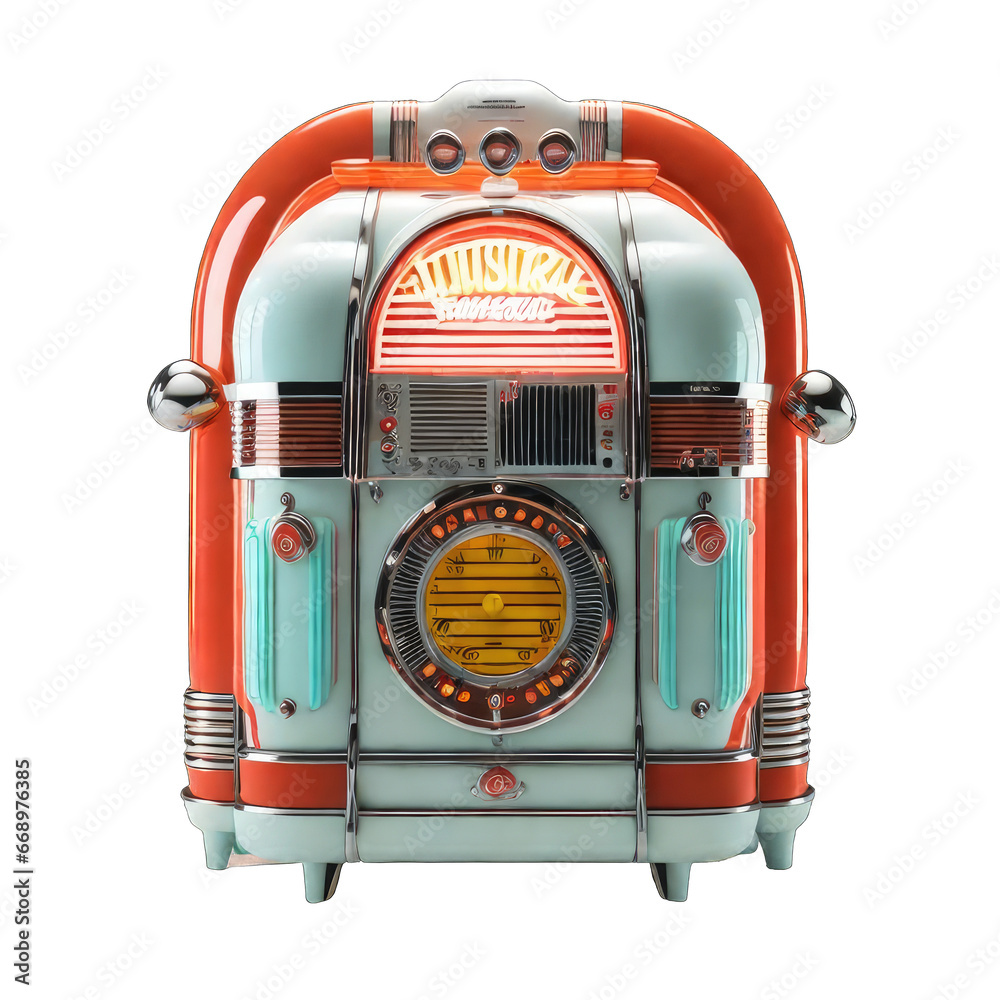Retro jukebox clipart png 3d vintage music box clipart bundle ...