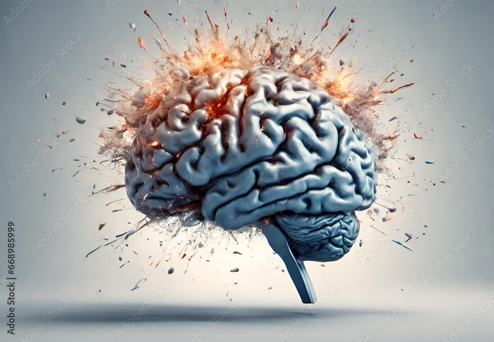 Human Brain Anatomy, Neurological Structure Image, Medical Brain ...