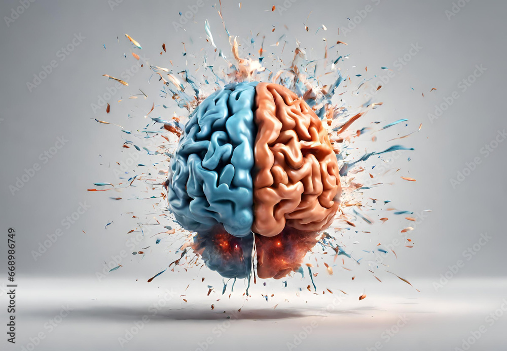 Human Brain Anatomy, Neurological Structure Image, Medical Brain ...