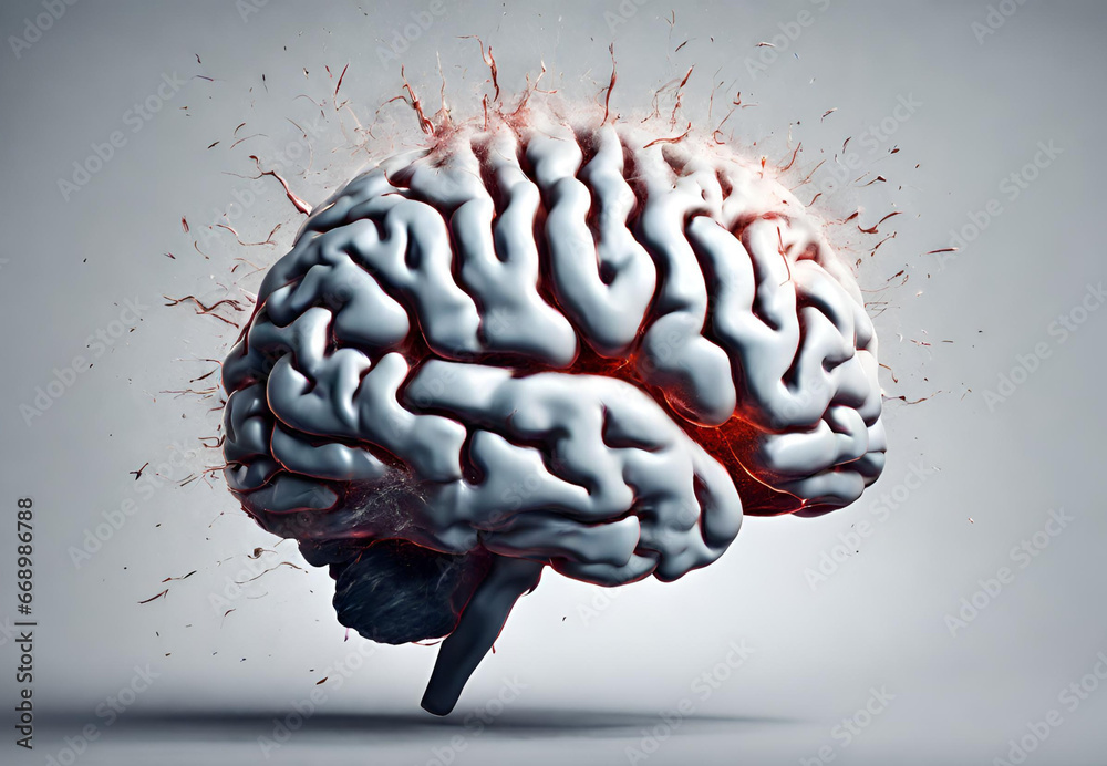 Human Brain Anatomy, Neurological Structure Image, Medical Brain ...