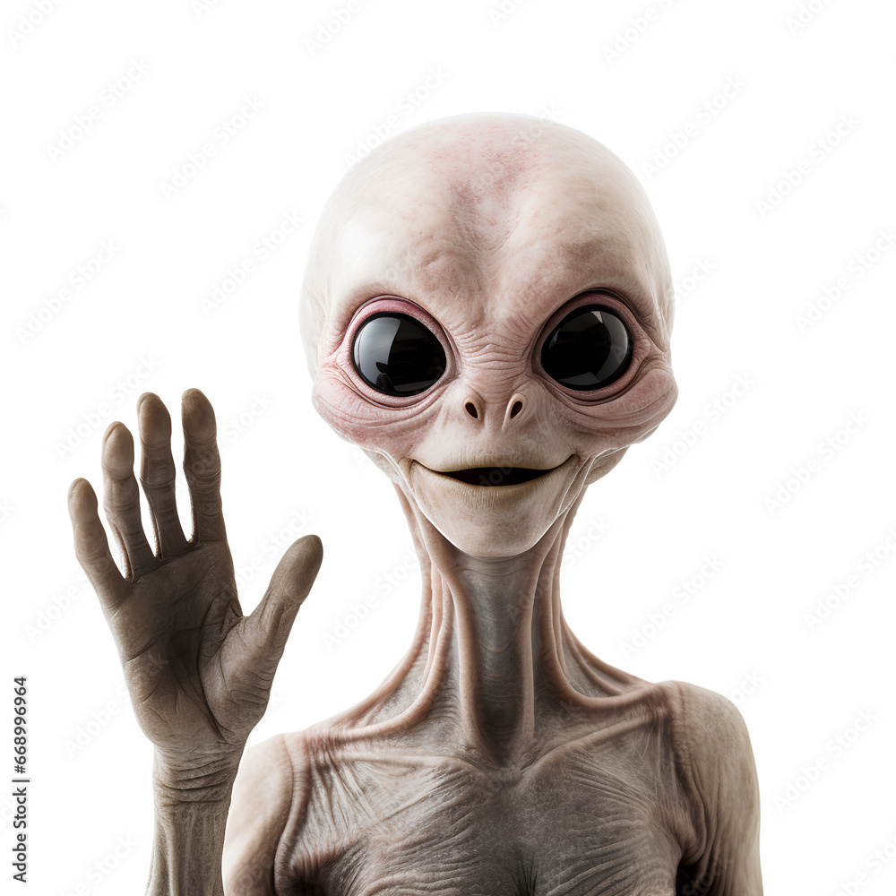 Aliens communicating with humans on transparent background PNG. Alien ...