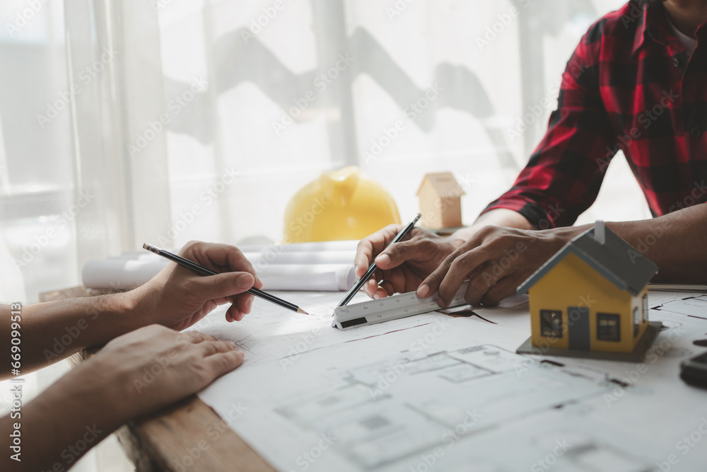 Design blueprints for use in structural work, Draw structural of ...