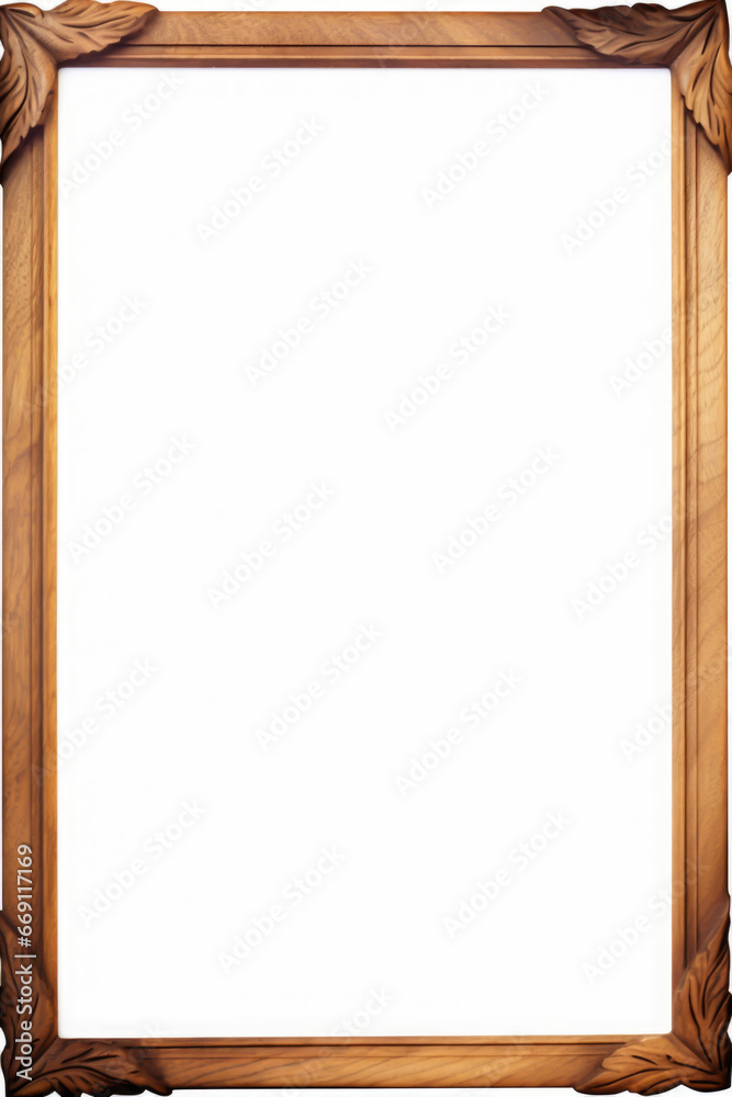 restaurant frame border emptypage Whitebackground Stock Illustration ...