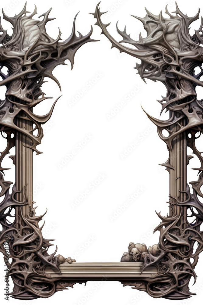epic frame border emptypage Whitebackground Stock Illustration | Adobe ...