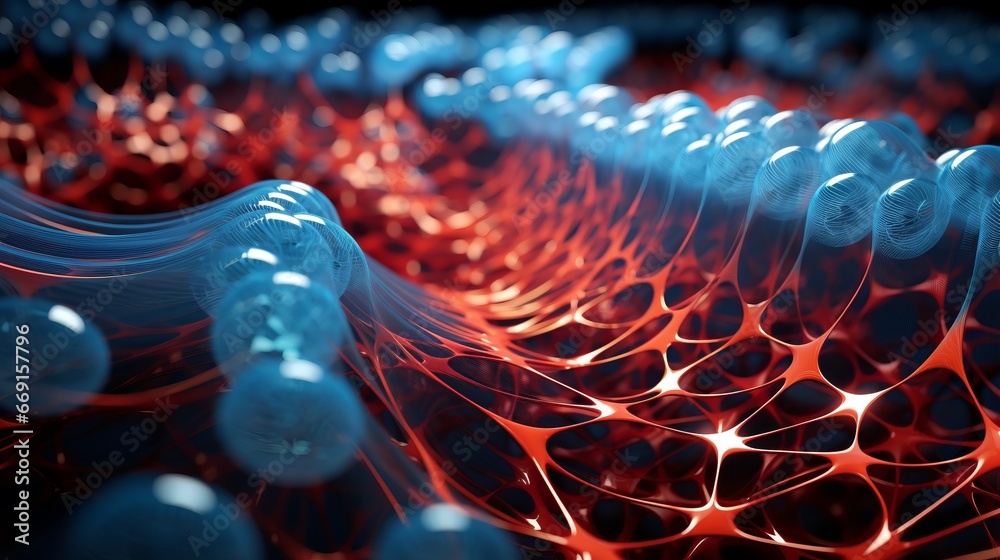 An abstract vision of nanoscale structures, exemplifying the potential ...